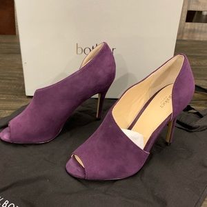 Botkier | Shoes | Botkier Adelia Purple Suede Asymmetric Pumps | Poshmark